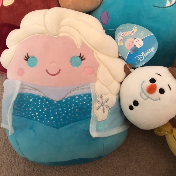 Squishmallows | Toys | Squishmallow Disney Complete Set Belle Elsa ...